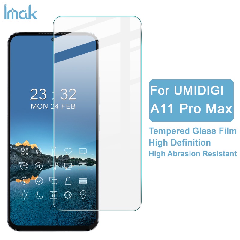 IMAK UMIDIGI A11 Pro Max Anti-Explosion Transparent Tempered Glass ...