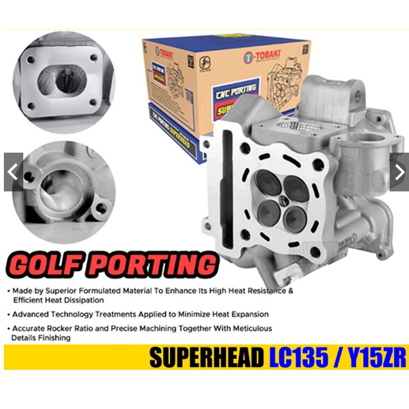 TOBAKI RACING SUPER HEAD SUPERHEAD CNC PORTING SUPERHEAD WITH 4pcs ...
