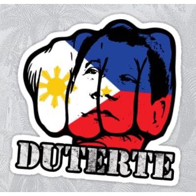 Duterte President 2016 Sticker Decal V.3 Philippines Pinoy Pride Davao ...