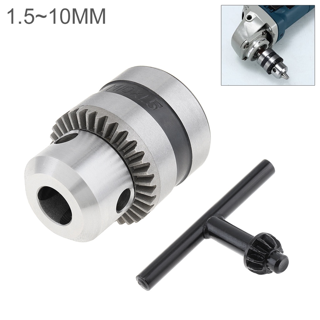 1.5 10mm Angle Grinder Hand Electric Drill Special Chuck Power Tool ...