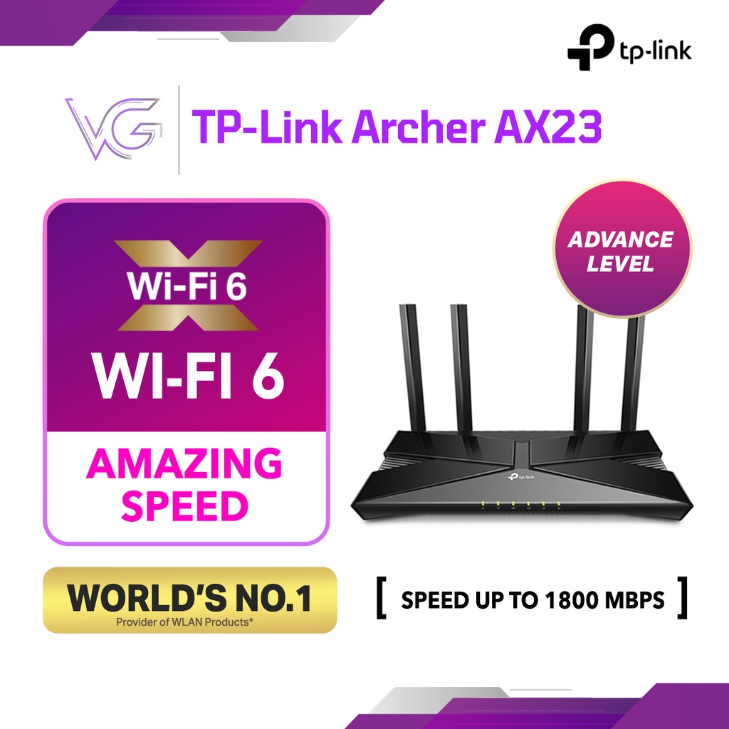 TP-Link Onemesh Archer AX23 - AX1800 Dual-Band Wireless AX WiFi 6 ...