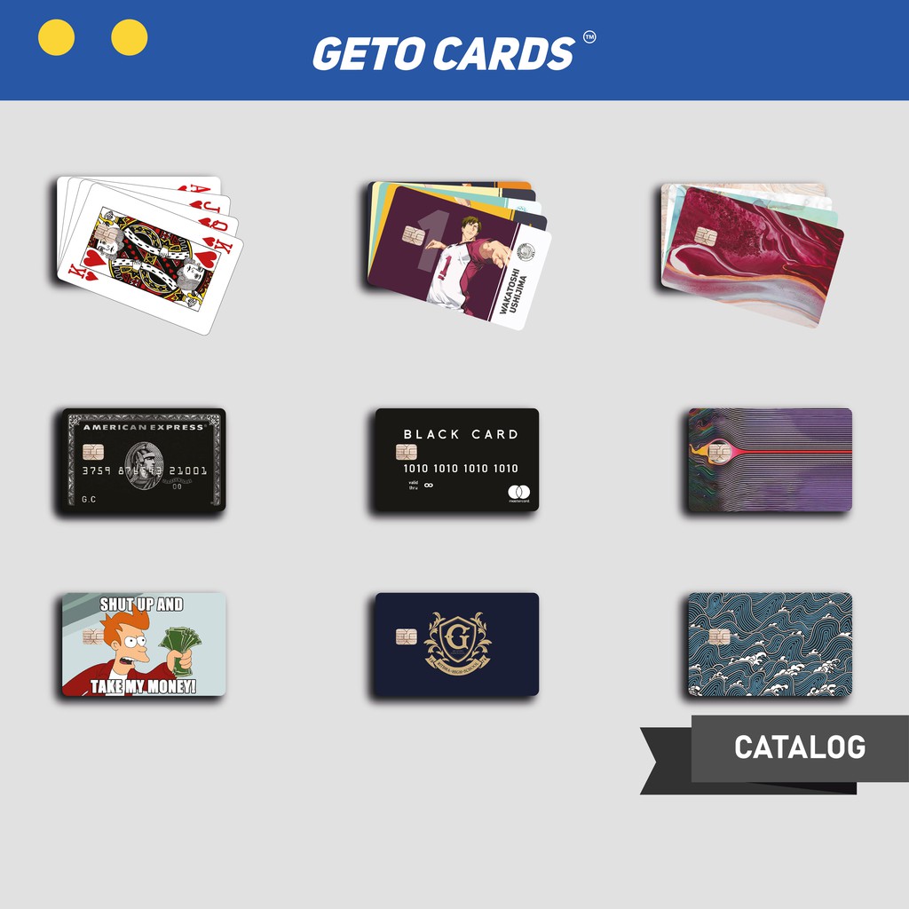Season 2 Atm Card Skin Stickers PART 2 | Getocard GETO CARDS | Shopee ...