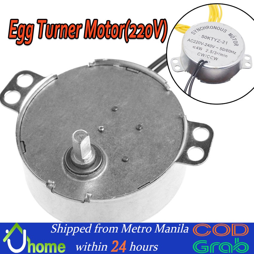 【SOYACAR】Egg Turner Motor Incubator Automatic Egg Turning Motor Farm ...