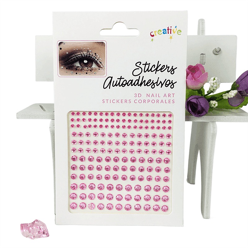 Face Rhinestone Diamond Sticker Eyebrow Eye Pad Forehead Face ...