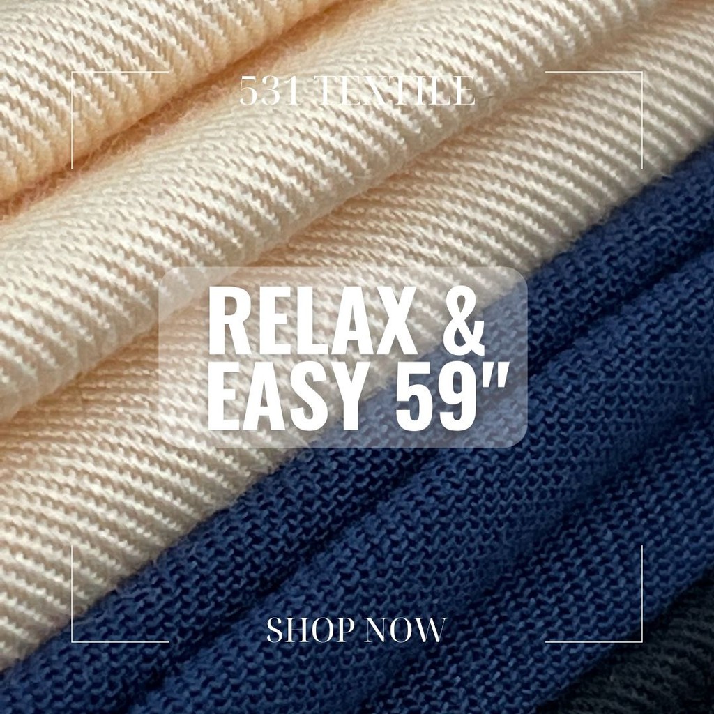 RELAX & EASY RAYON TWILL VISCOSE SOFT FLOWY FABRIC/TELA 59" FOR TOPS ...