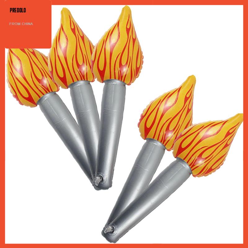 [Predolo] 5Pcs Inflatable Flame fun Torch Balloon for Birthday ...