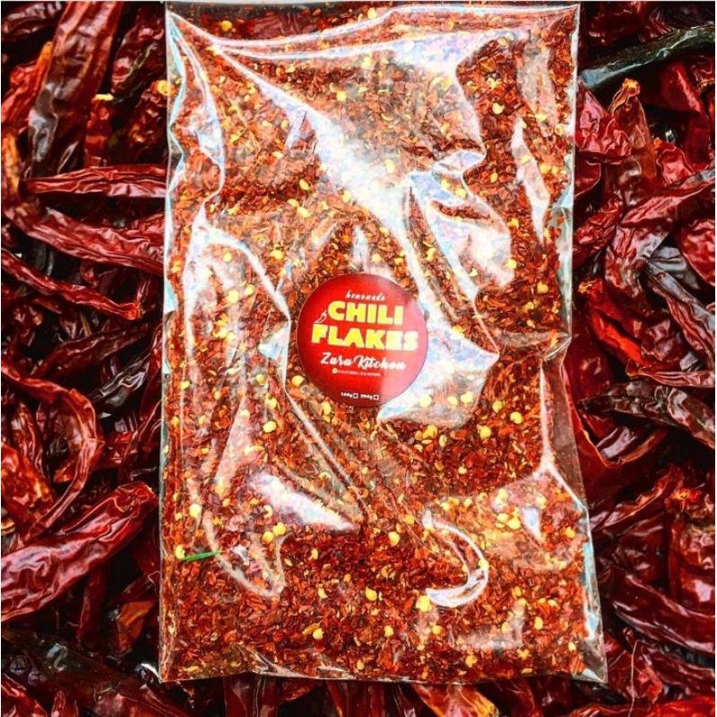 Halal homemade chilli flakes (cili halus) by Zara Kitchen 50G-500G ...
