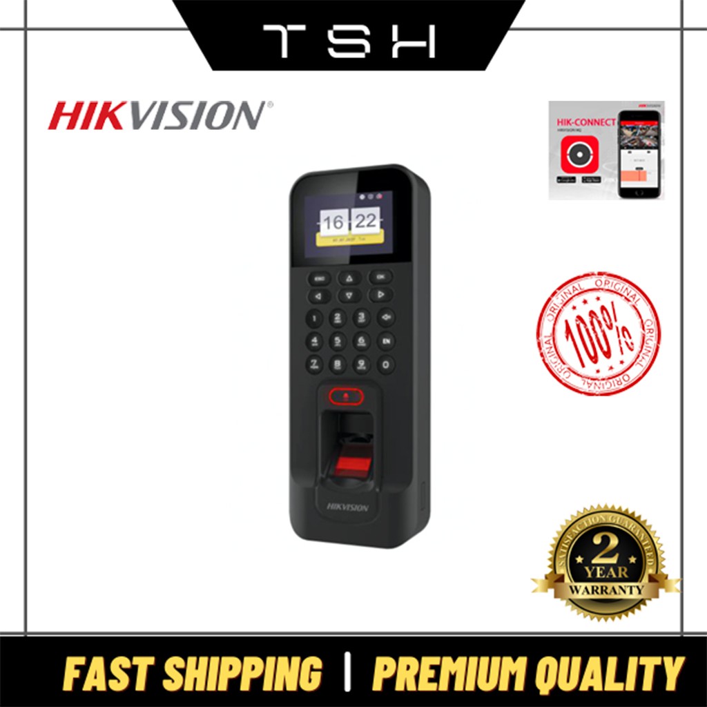 HIKVISION FINGERPRINT ACCESS CONTROL TERMINAL DS-K1T804AEF-TSH | Shopee ...