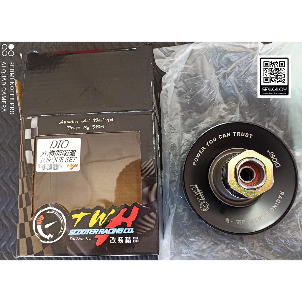 TWH Racing Torque Drive Set Big TD 45 degs. 6 slots Honda Dio 1 2 3 ...