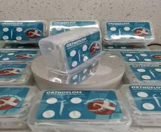 ORTHOFLOSS Floss for braces (Orthodontics flosser) 50pcs | Shopee ...