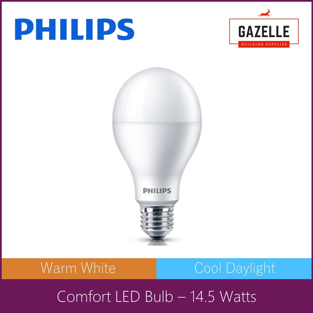Philips High Lumen LED A67 Light Bulb - 14.5 Watts | Shopee Philippines