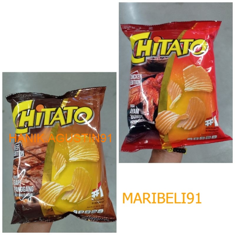 Chitato Potato Chips All Variant 35g / Chitato Potato Snack 35gr MB91 ...
