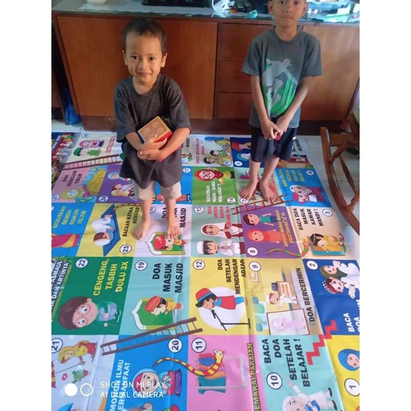 1,5x1,5 mtr snakes and ladders prayer edugame montessori edutoy gross ...