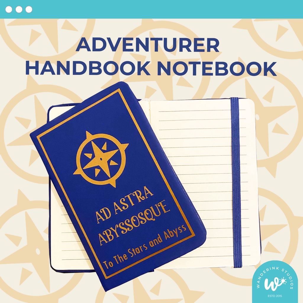 Adventurer Handbook Notebook Genshin Impact | Shopee Philippines