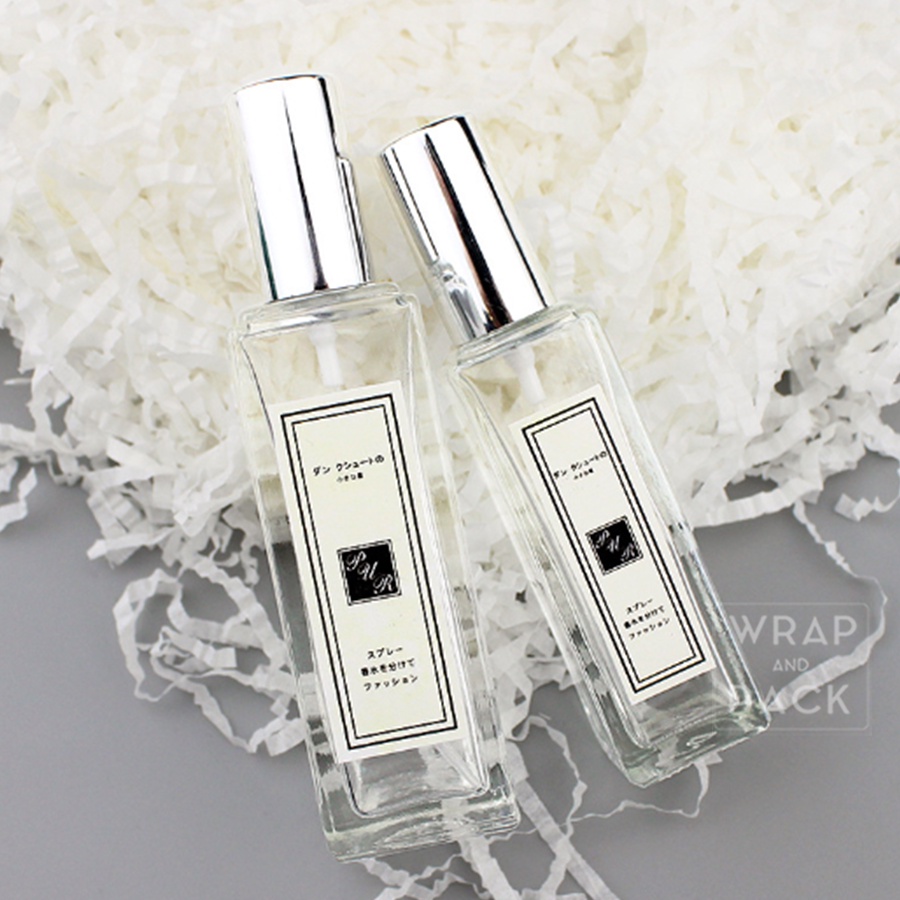 Pink glass spray perfume bottle automizer Jo Malone style bottles rose ...