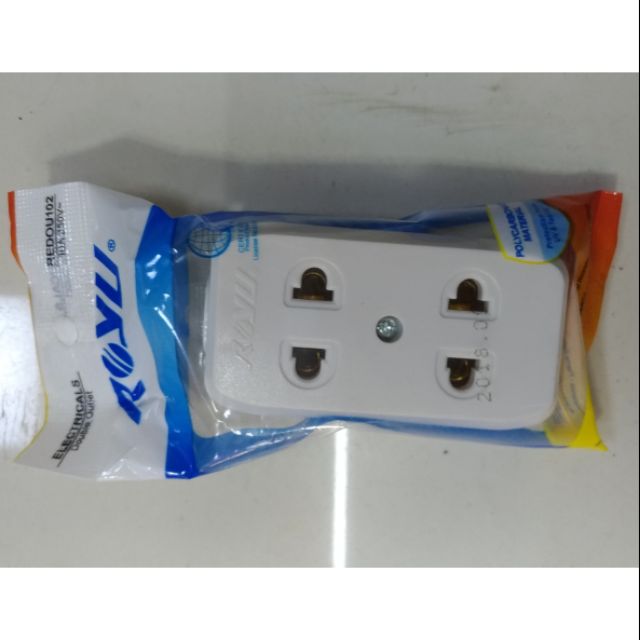 ROYU / FIREFLY 2 GANG SURFACE OUTLET | Shopee Philippines
