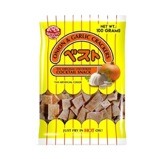 Besuto Cracker Onion & Garlic 100g | Shopee Philippines