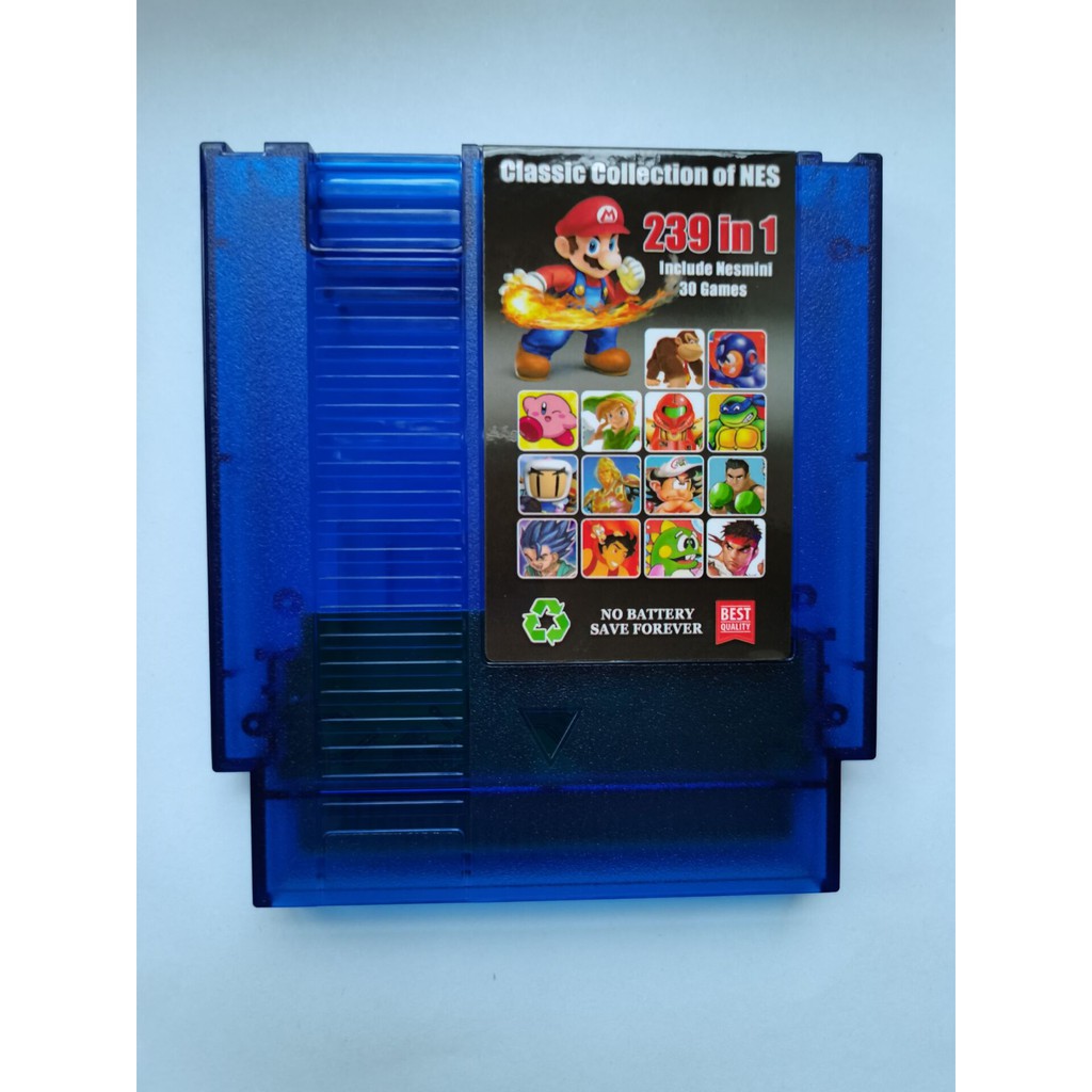 239 in 1 NES Cartridge Multicart US SELLER Classic NES Collection games ...