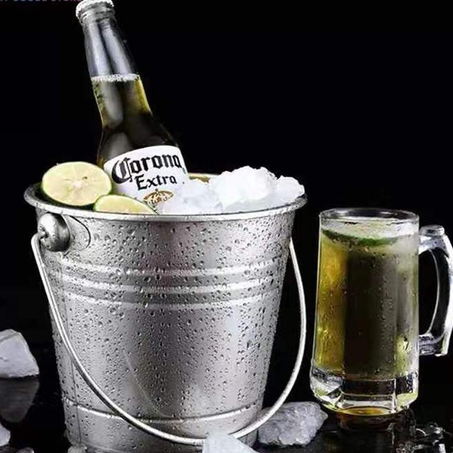 【KH】 555 Stainless Steel Ice Bucket Wine Beer Cooler Champagne Cooler ...