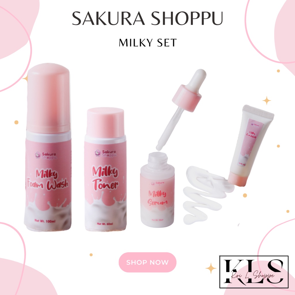 [With Freebies] Sakura Shoppu Milky Set (No box) | Shopee Philippines