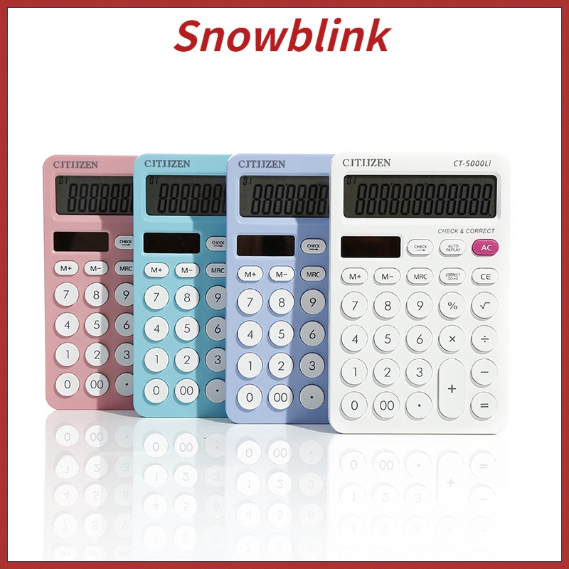 Solar Calculator Desk Calculator Student Accounting Cute Candy Color ...