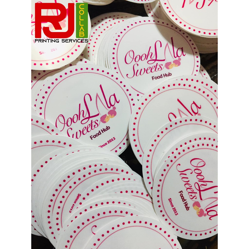 Stickers / Label Stickers / Vinyl Stickers (Per A4 Size) | Shopee ...