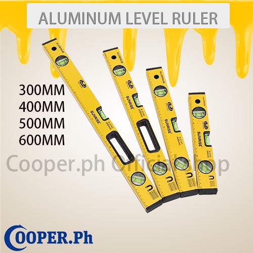 aluminum level ruler magnet design level of bubble sunrise | Shopee ...