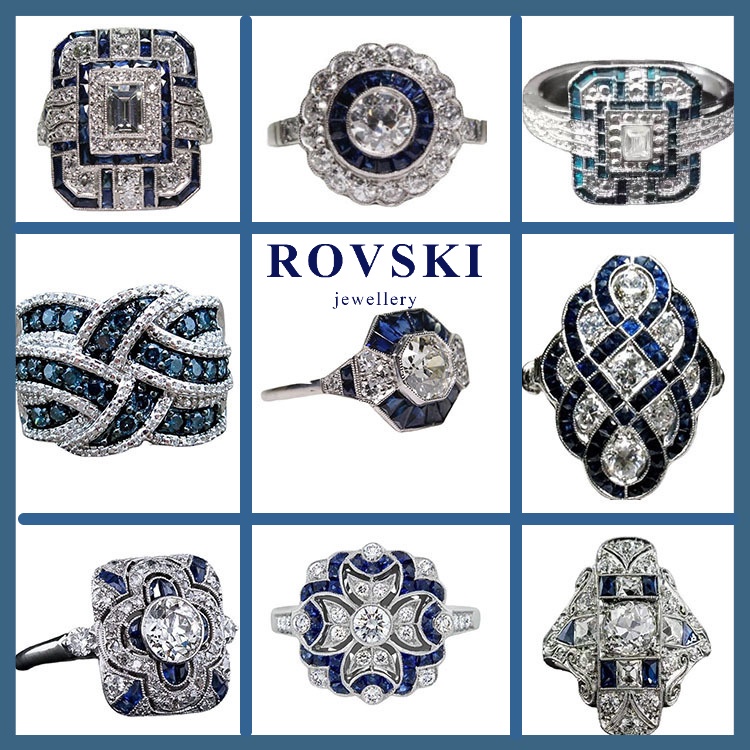 ROVSKI Fashion Korean Ready Stock Jewelry 925 Silver Magnificent ...