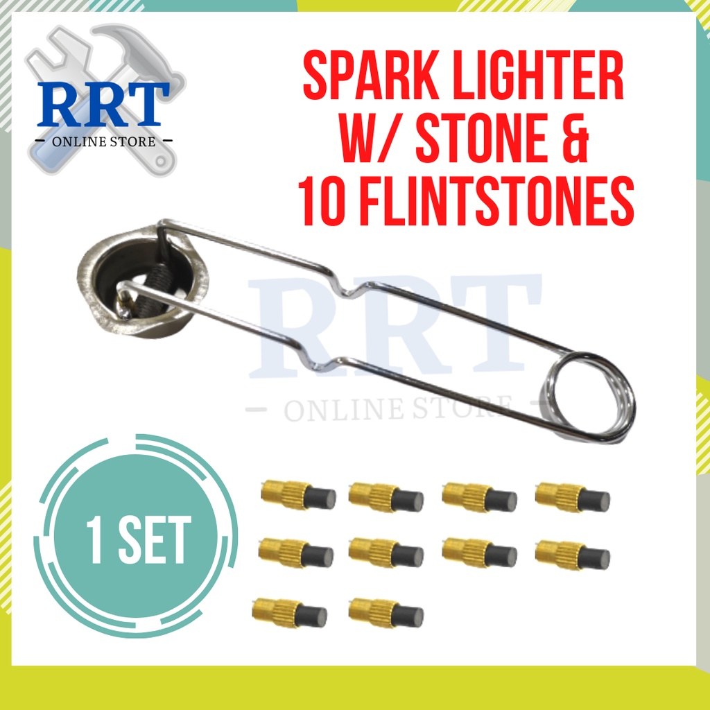 Welding Spark Lighter Igniter Acetylene Cutter Torch w/ Flint Stones ...
