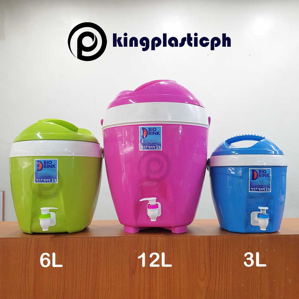 Insulated Water Jug 12L 6L 3L Biodrink Bio Drink | Shopee Philippines