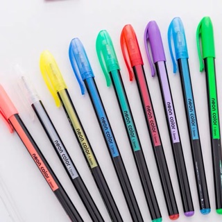 LSY Zuixua Neon Color Pen 48 colors set （Metallic/Glitted/Highlighter ...