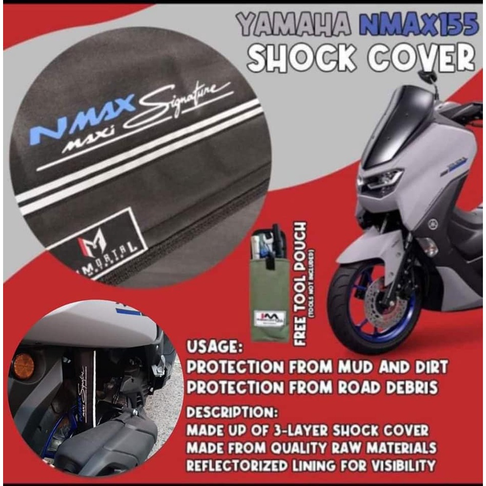 Shock cover for Nmax v1 and v2 by Immortal | Shopee Philippines