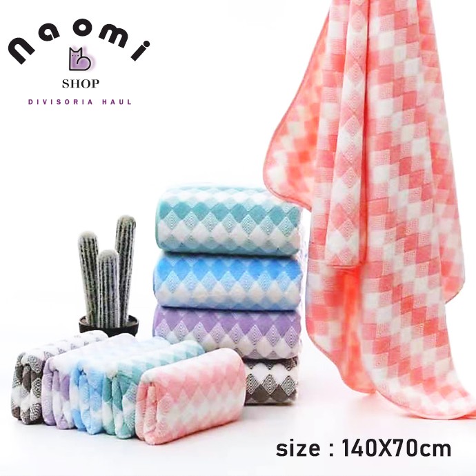 COD☑️High Quality Cannon Premium Soft Microfiber Diamond Bath Towel ...