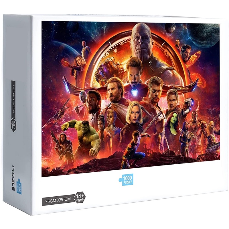 Official Marvel Avengers: Endgame Premium Wooden Jigsaw Puzzle Each ...