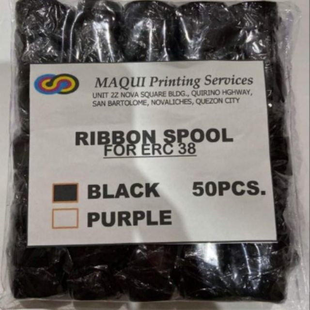20-50pcs ERC 38 Printer Ribbon Spool / Ribbon Refill | Shopee Philippines