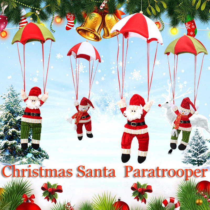Xmas Doll Hanging Gift Christmas Hanging doll Paratrooper For Home ...