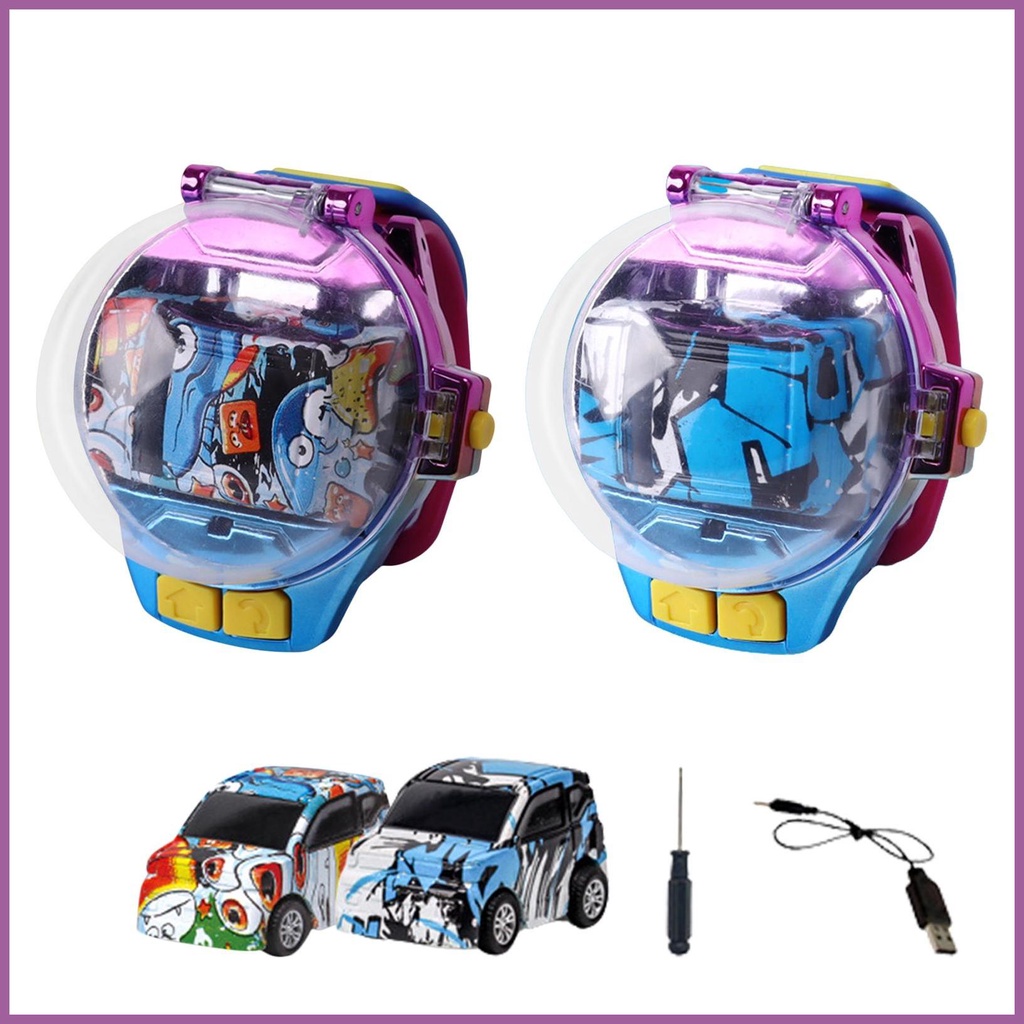 Remote Control Car Toy Mini Cartoon Remote Control Car Watch Toys ...