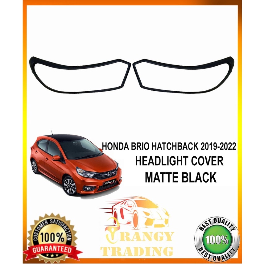 Honda Brio Hatchback 2019 to 2025 Headlight cover matte black 2020 2021 ...