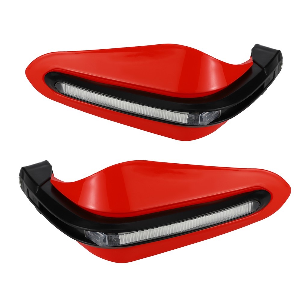 Original Universal Motorcycle Handguards with LED Light Crash Guard ATV ...