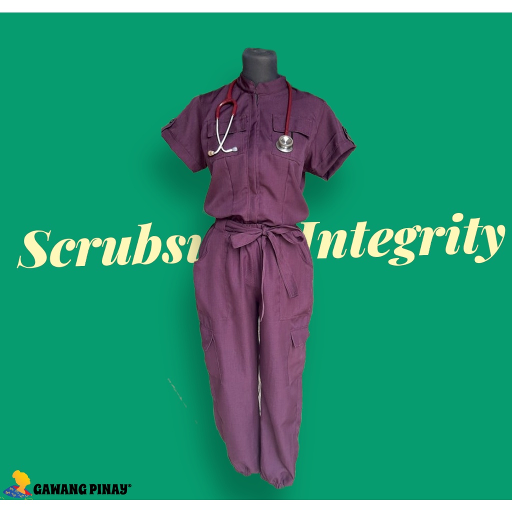 Gawang Pinay Fashionable Medical Scrubsuits, PPE and white coat ...