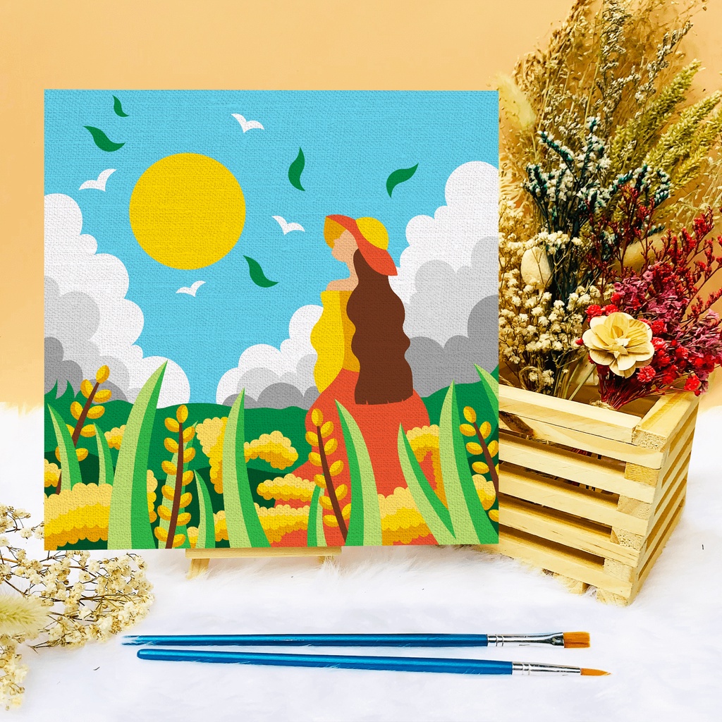 Bini-binhi- DIY Paint by Number Kit with Pre-numbered Canvas | Shopee ...