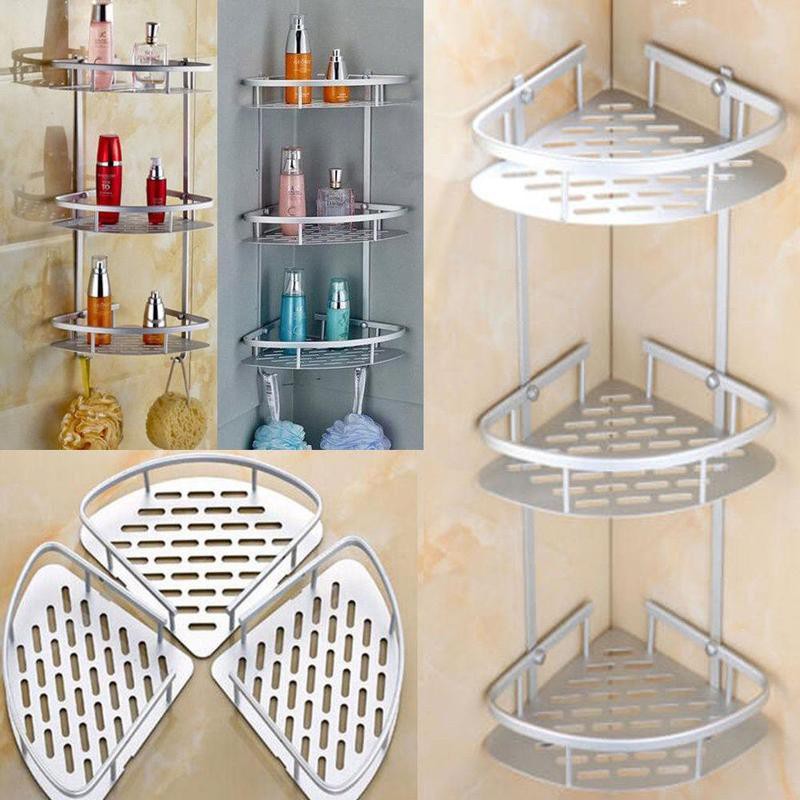 3 Layer Triangular Corner Bathroom Organizer Rack | Shopee Philippines