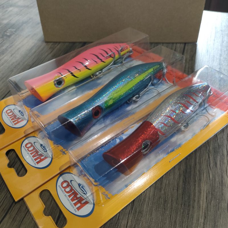 Halco Roosta Popper Lure 105 30g 135 49g 160 78g Popping Bait | Shopee ...