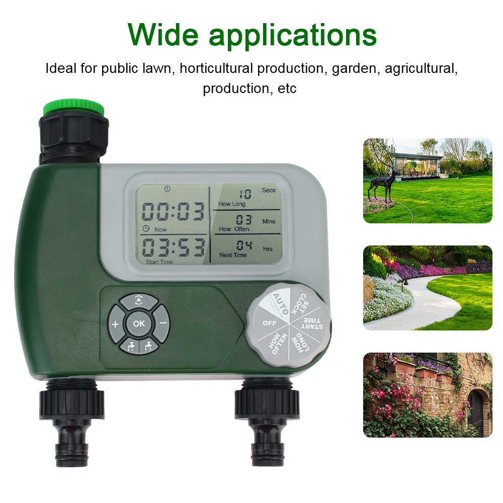 Automatic Irrigation Controller Watering Sprinkler System Digital Hose ...