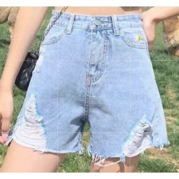 TATTTERED The New ARRIVAL High waist Korean fashion denim short maong ...