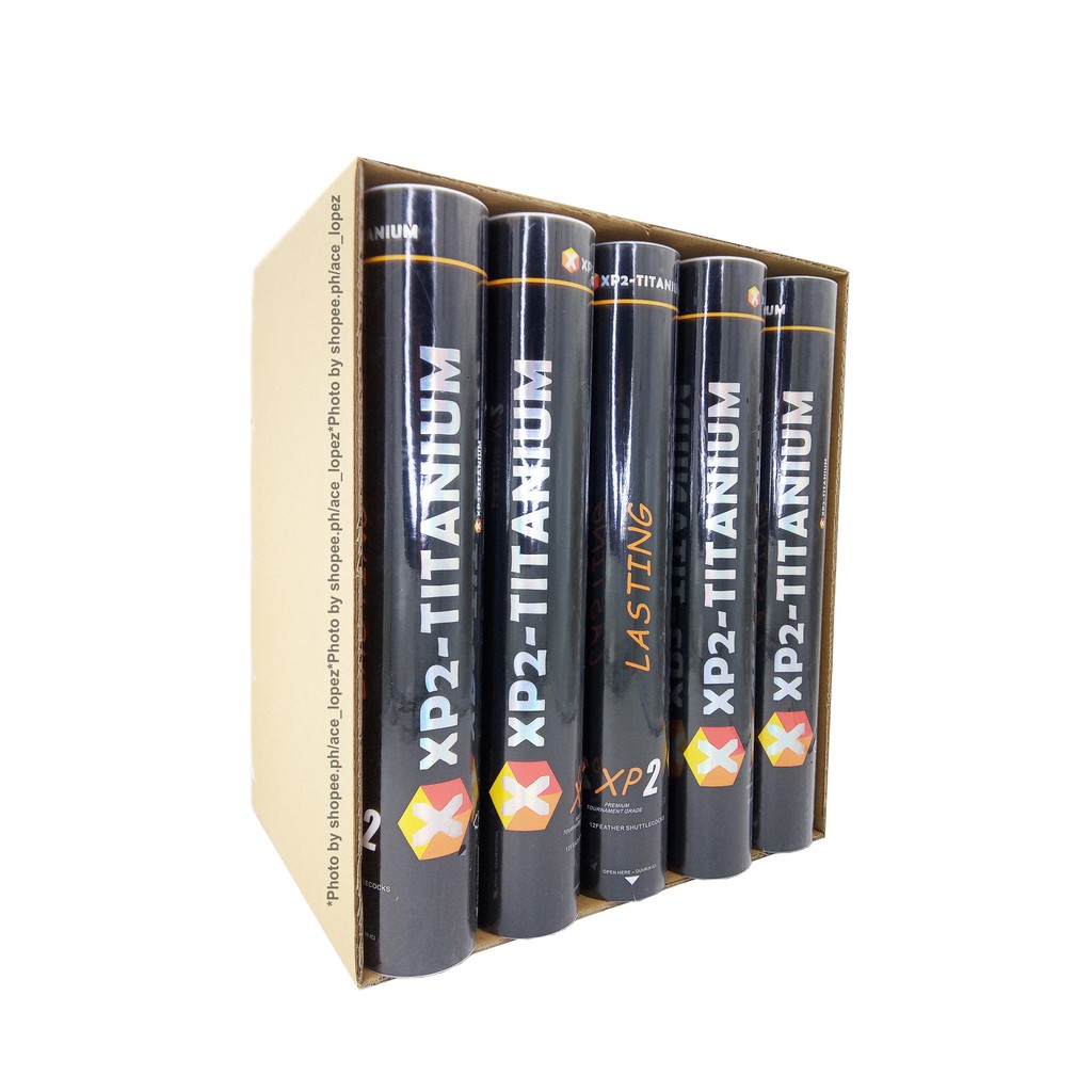 Xp2 Shuttlecock 10 Tubes - Wholesale - Red, Silver, Titanium _ALS2127 ...