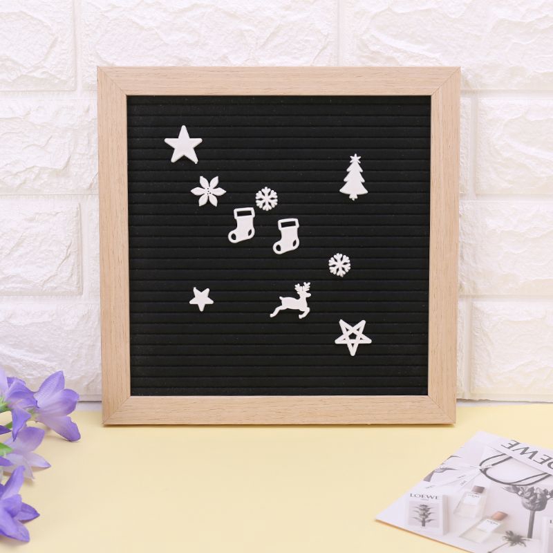 Christmas Felt Sign Board Plastic Letters For Felt Letters Board For ...