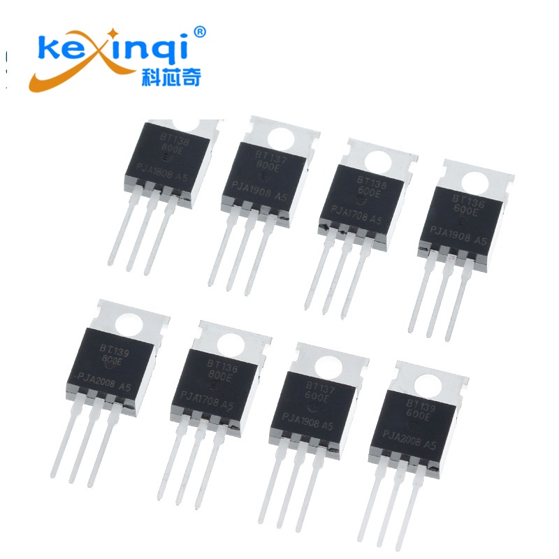 10PCS BT136-600E BT137-600E BT138-600E BT139-600E BT136-800E BT137-800E BT138-800E BT139-800E TO ...