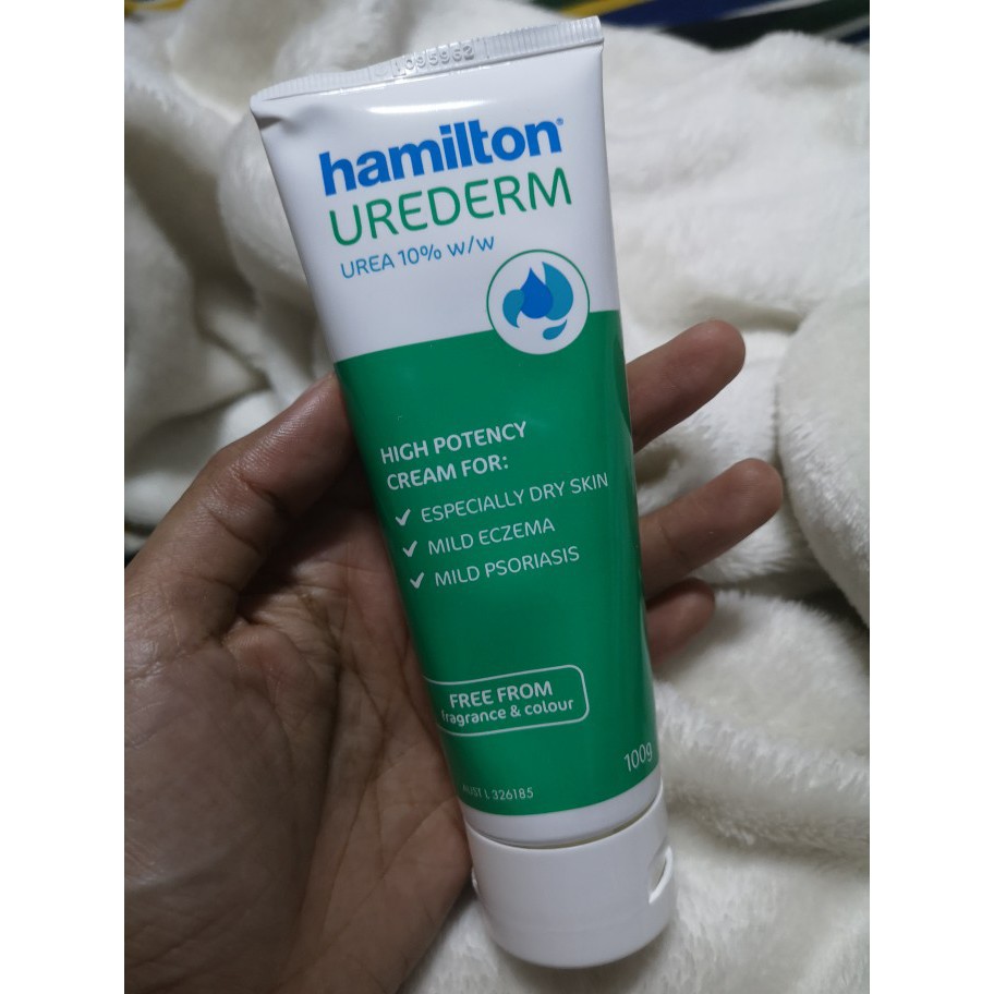 Hamilton Urederm Cream 10% 100g Dry Skin Eczema Dermatitis | Shopee ...