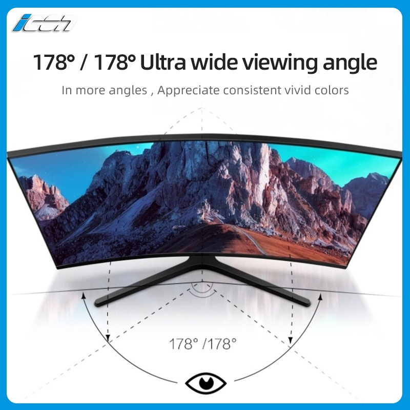 ICON Monitor 27 Inch LED Monitors HDMI VGA Original Brand New Computer ...